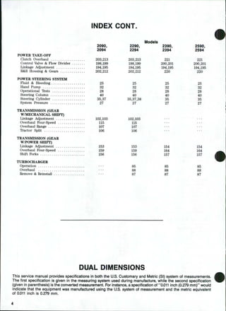 Case ih case international 2394 tractor service repair manual | PDF
