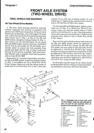 Case ih case international 245 tractor service repair manual | PDF