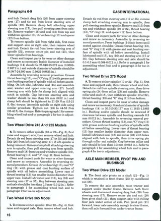 Case ih case international 255 tractor service repair manual | PDF