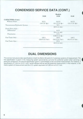 Case ih case international 5120 tractor service repair manual | PDF