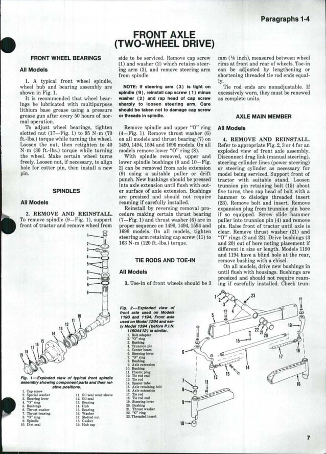 Case ih case international (david brown) 1290 tractor service repair ...