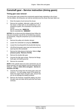 Case ih cvx 150 tractor service repair manual | PDF