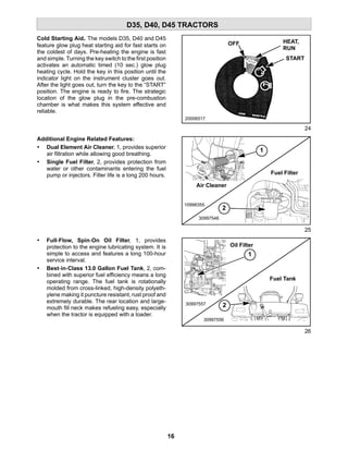 Case IH D35 D40 D45 Tractors Product Manual Instant Download ...