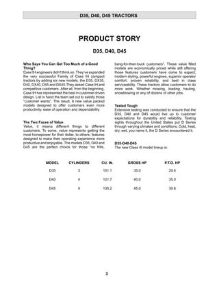 Case IH D35 D40 D45 Tractors Product Manual Instant Download ...