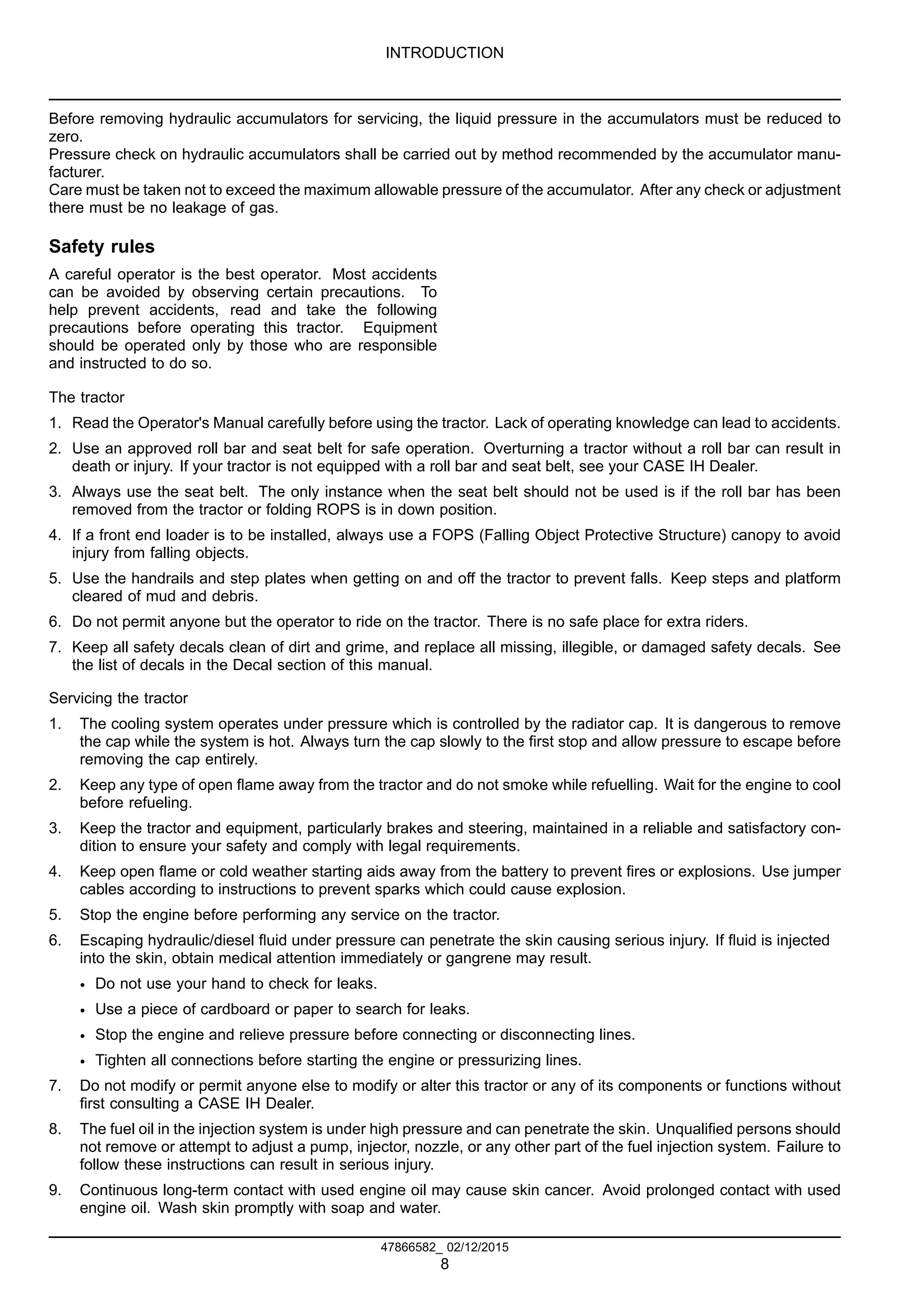 Case ih farmall 50 a tier 4b (final) tractor service repair manual | PDF