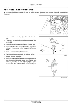 Case ih farmall 50 b tier 3 compact tractor service repair manual | PDF