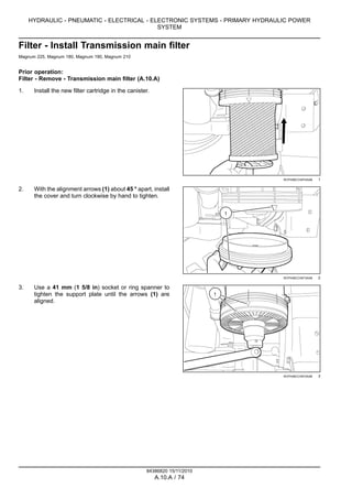 Case ih magnum 225 tractor with cvt transmission service repair manual ...