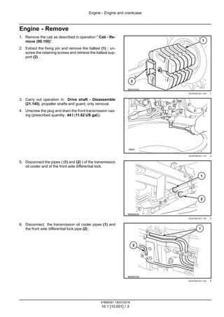 Case ih quantum 105 n tractor service repair manual | PDF
