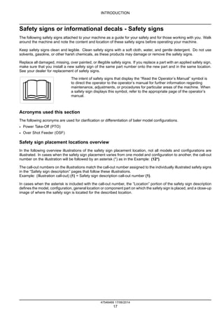 Case ih rb455 round baler service repair manual | PDF