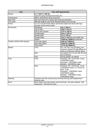 Case ih titan 4030 floater service repair manual | PDF