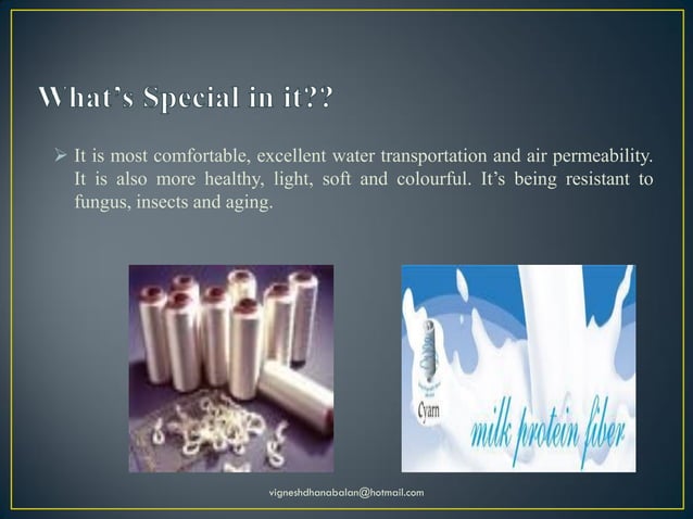 Casein fiber by Vignesh Dhanabalan | PDF | Vegan Diets | Food & Drink