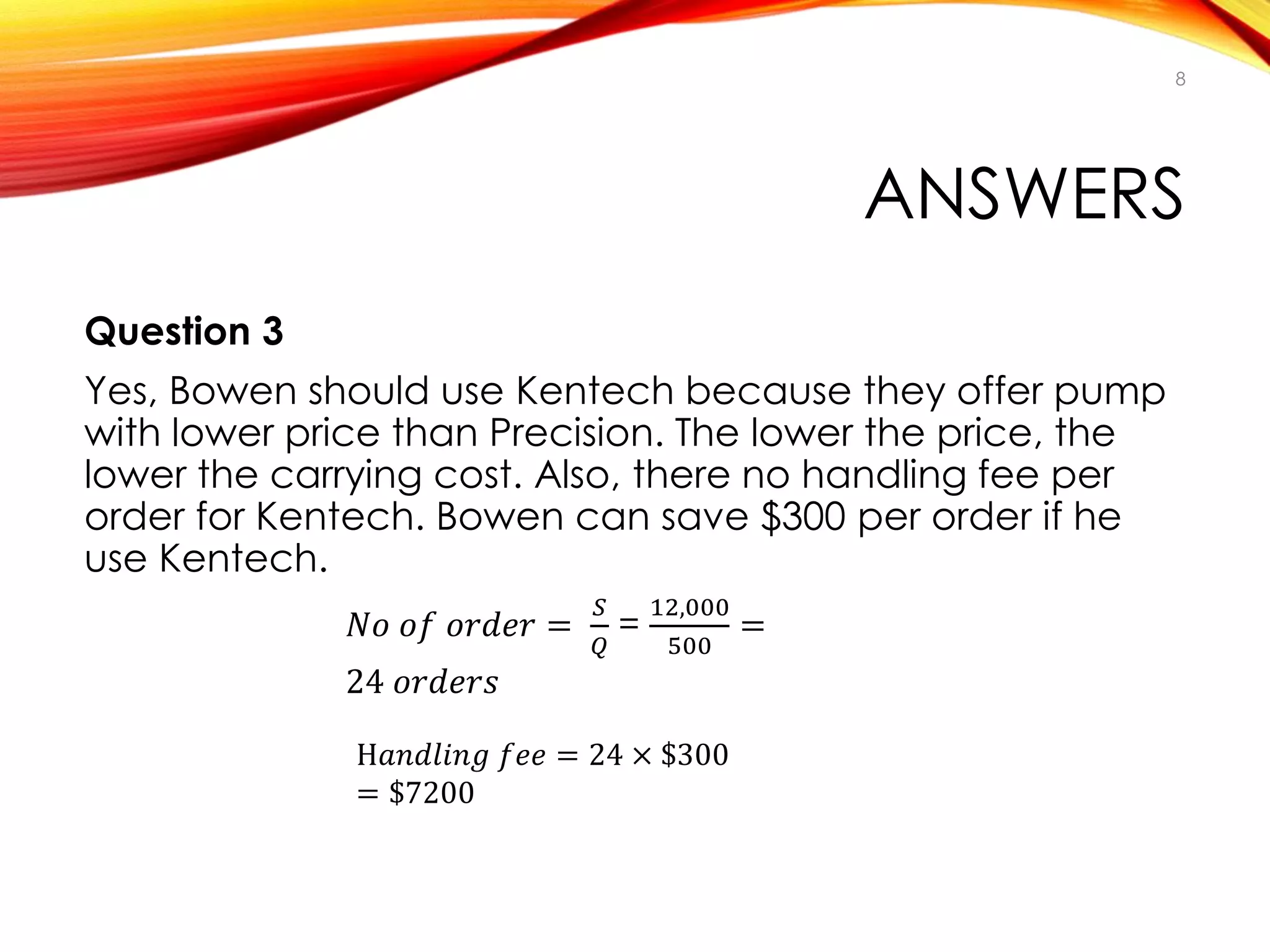Case in financial management case 18, bowen built | PPTX
