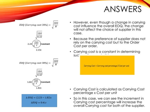Case in financial management case 18, bowen built | PPTX | Logistics ...