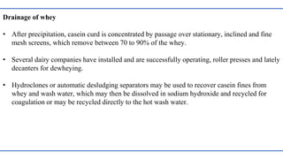 casein production at automization and it's process | PPT