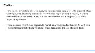 casein production at automization and it's process | PPT