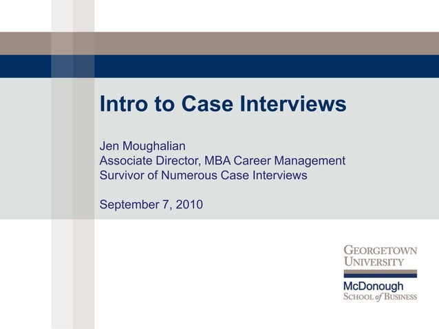 Case Interview Overview | PPT