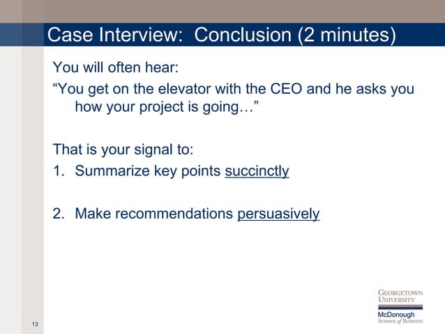Case Interview Overview | PPT