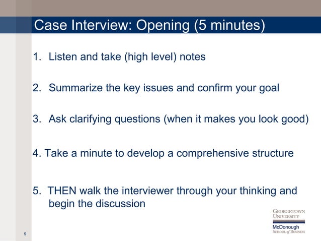 Case Interview Overview | PPT
