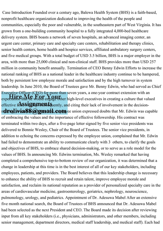 Case Introduction Founded over a century ago, Balewa Health System .pdf