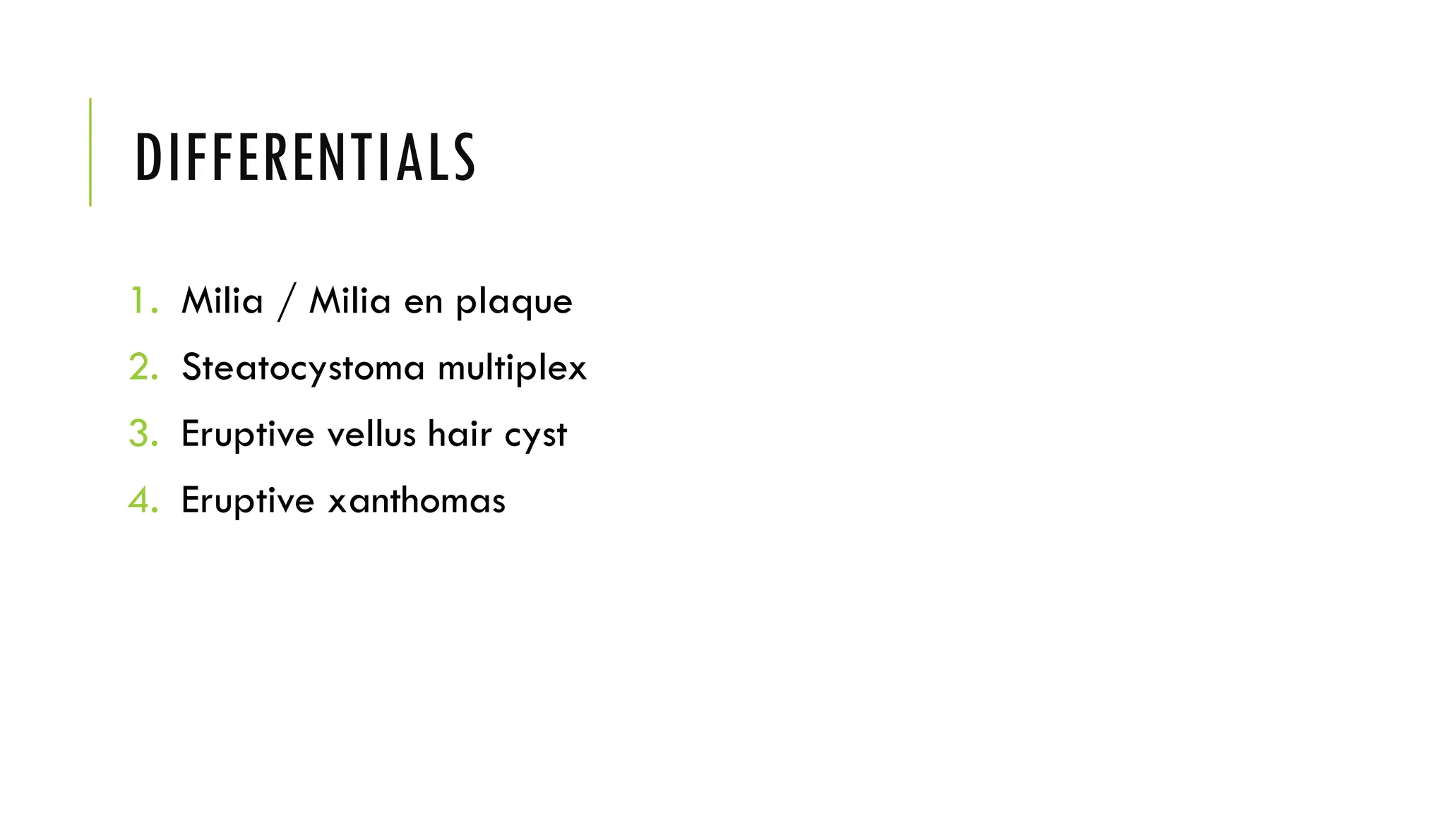 STEATOCYSTOMA MULTIPLEX - A Case study | PPTX