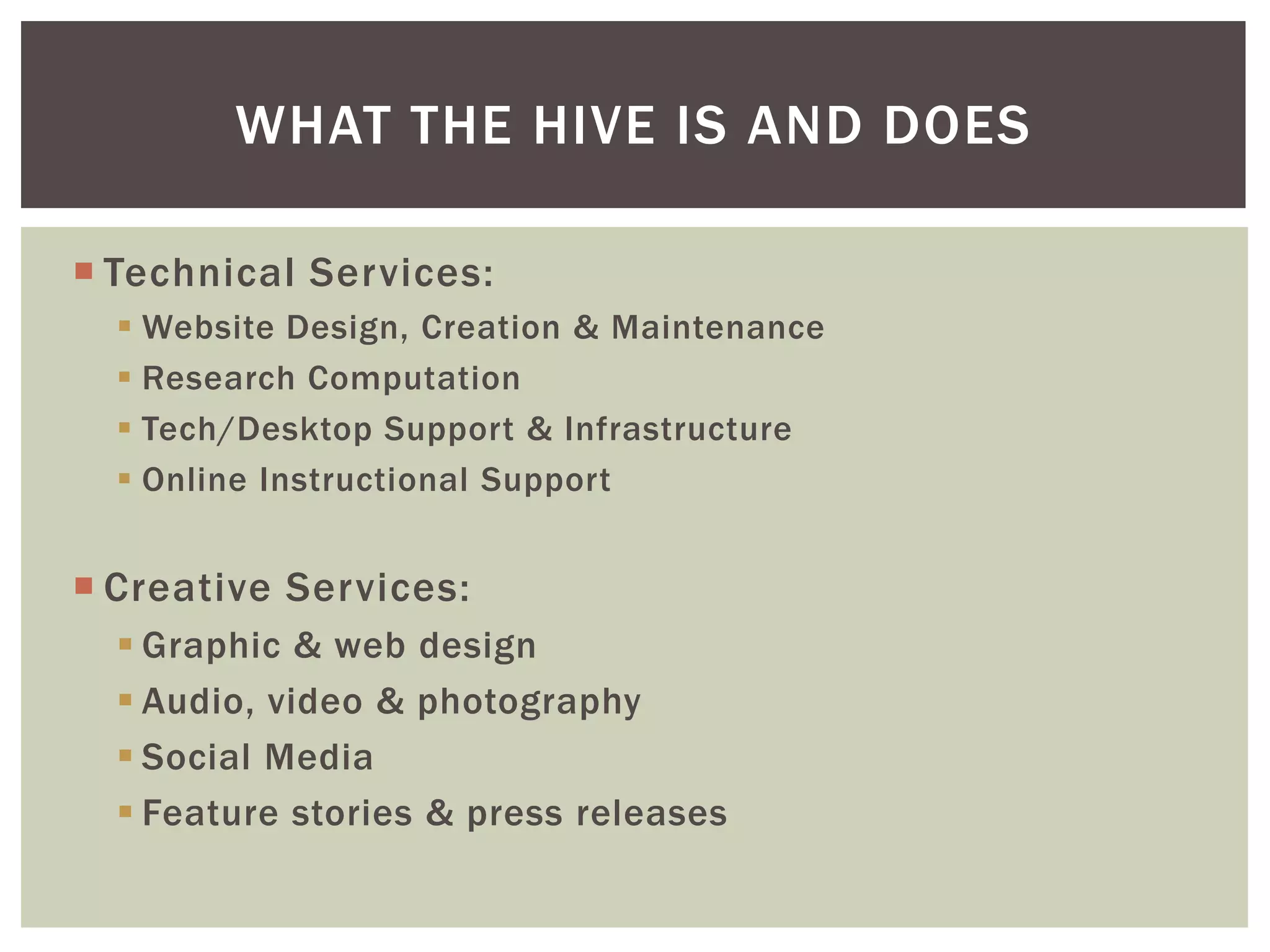 Reaching Out to Alumni: A Hive Case Study | PPT