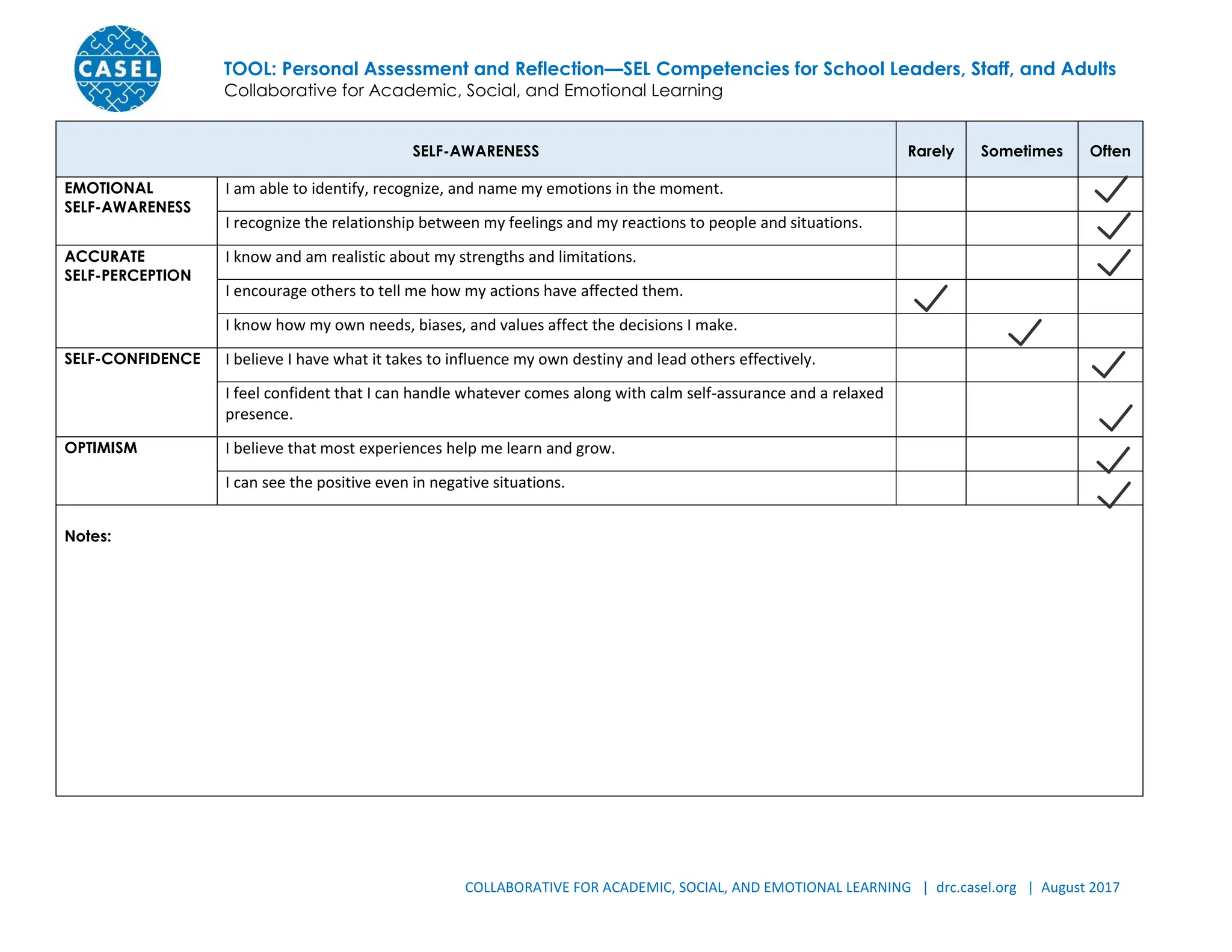 CASEL-Personal-Assessment-and-Reflection-Tool-SEL-Competencies-for ...