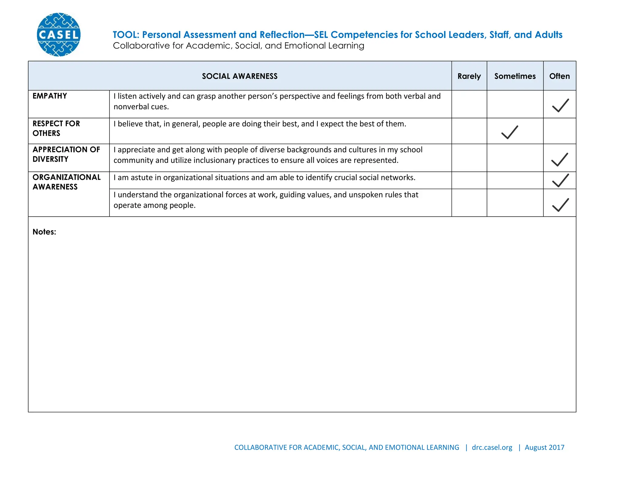 CASEL-Personal-Assessment-and-Reflection-Tool-SEL-Competencies-for ...