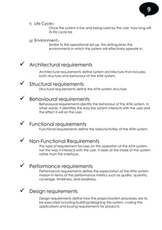 A CASE Lab Report - Project File on "ATM - Banking System" | PDF