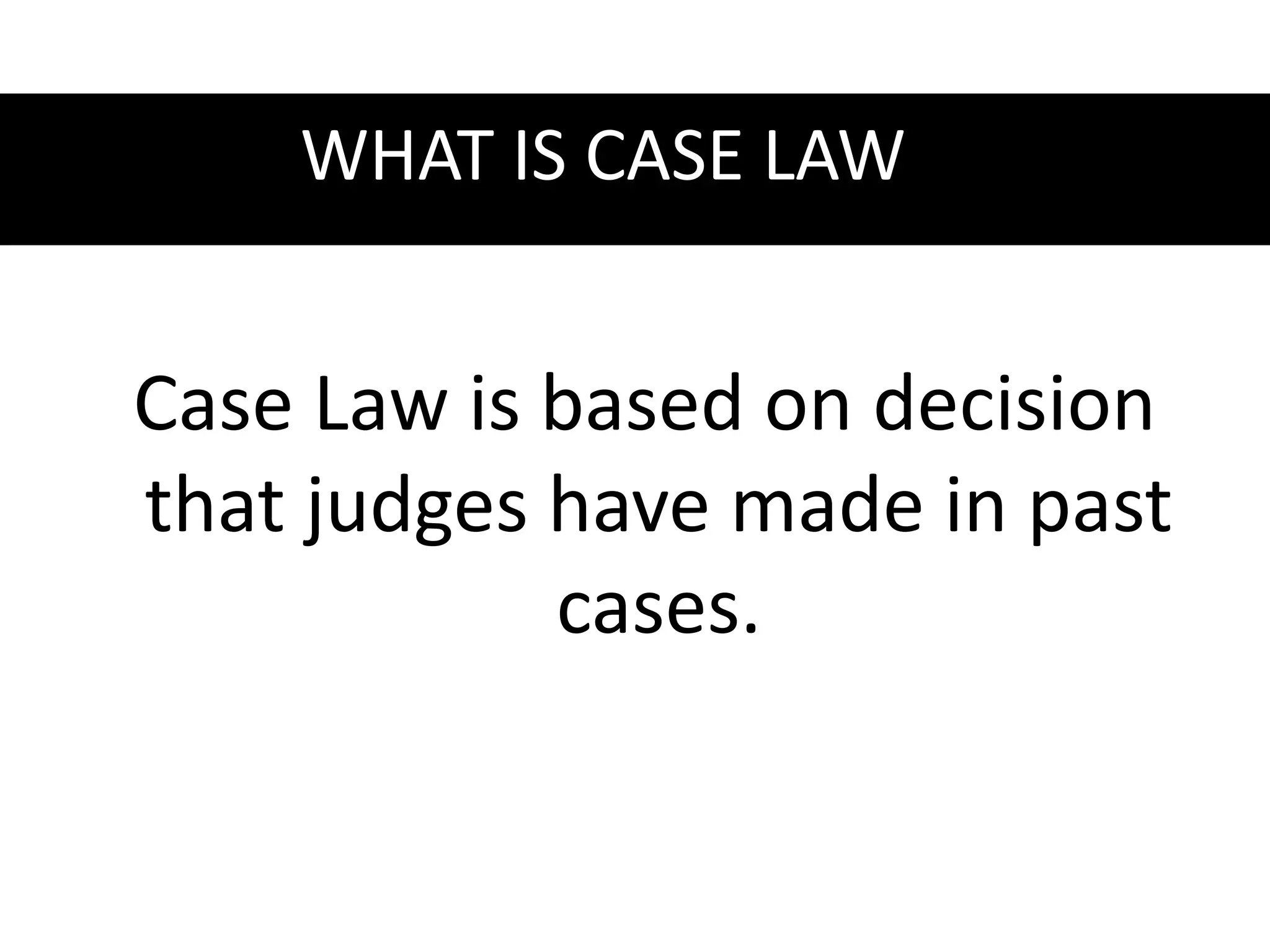 Case law | PPTX