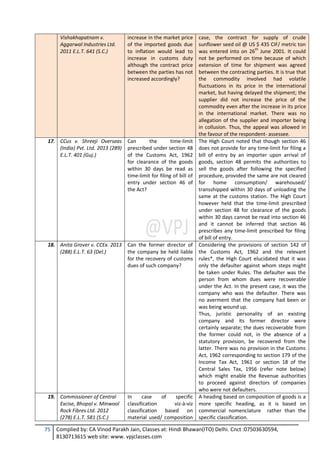 Indirect tax case laws nov 2014 | PDF