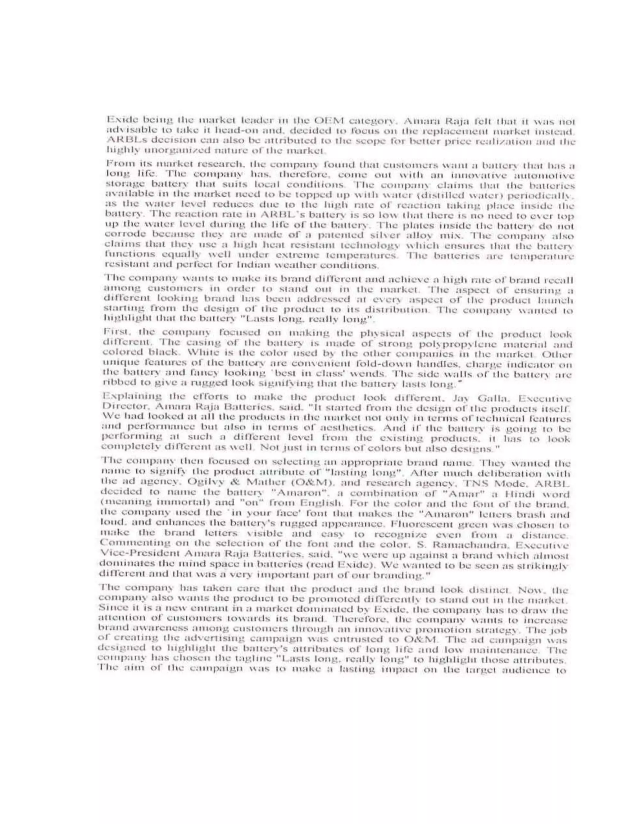 Caselet 1-mktg-i | DOC