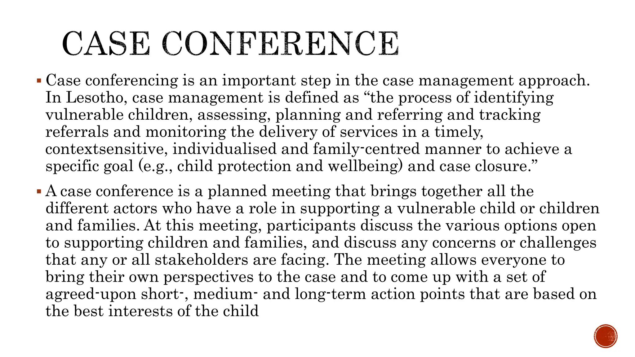 Basics in Case management and its models | PPTX