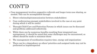 Basics in Case management and its models | PPTX