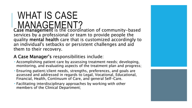 Case management training | PPTX