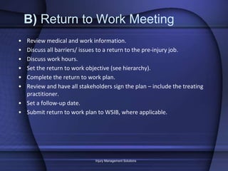 Case Management WSIB | PPTX