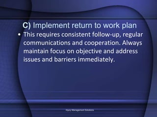 Case Management WSIB | PPTX