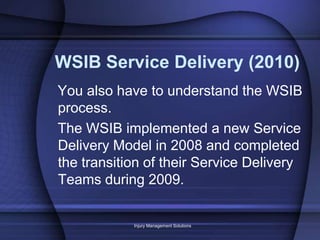 Case Management WSIB | PPTX