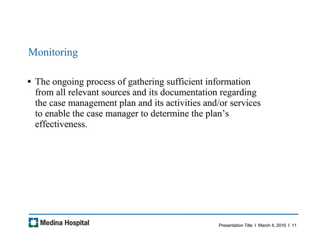 Case Managment 101 | PPT | Healthcare Industry | Industries