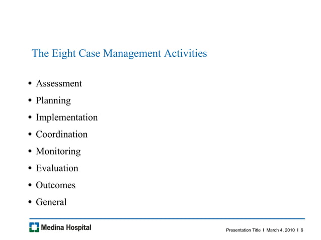 Case Managment 101 | PPT | Healthcare Industry | Industries