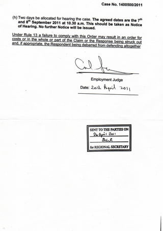 Case management order | PDF