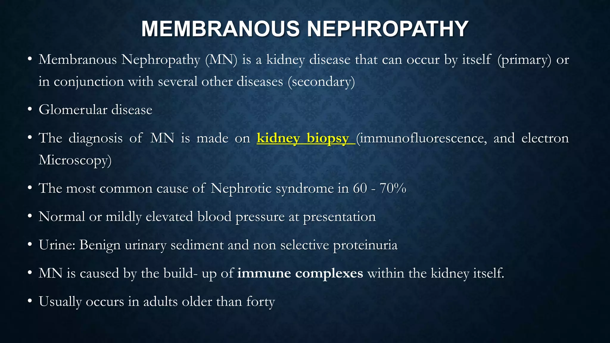 Case membranous nephropathy | PPTX