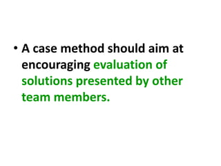Case Method | PPTX