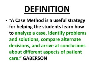 Case Method | PPTX