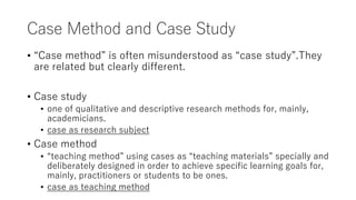Application of Case Method to Education for Science and Technology Communication | PDF ...