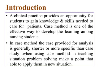 Case Method and Simulation | PPTX