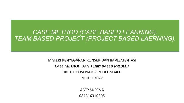 case method and team based project (1).pptx
