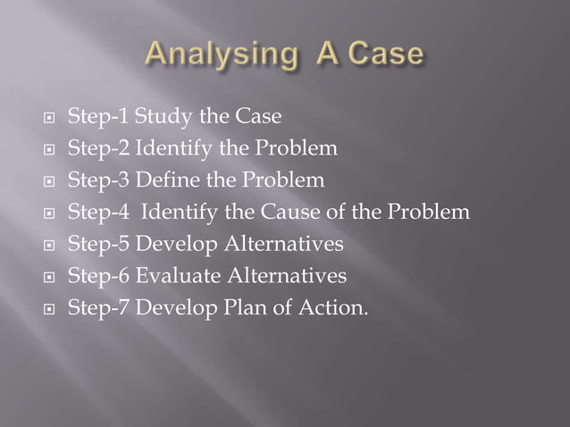 Case method learning | PPT | Free Download