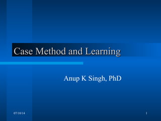 Case method & learning | PPT