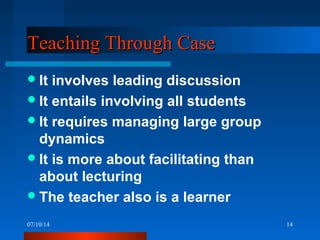 Case method & learning | PPT