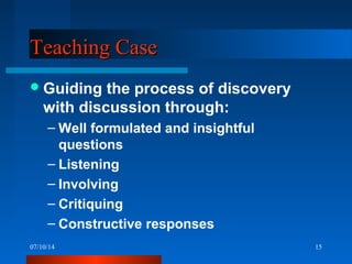 Case method & learning | PPT